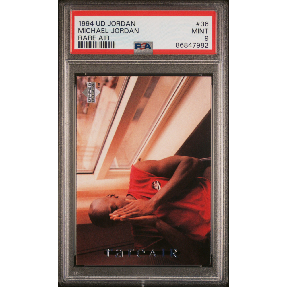 Michael Jordan 1994 Upper Deck Jordan Rare Air #36 / Sitting By Window ...