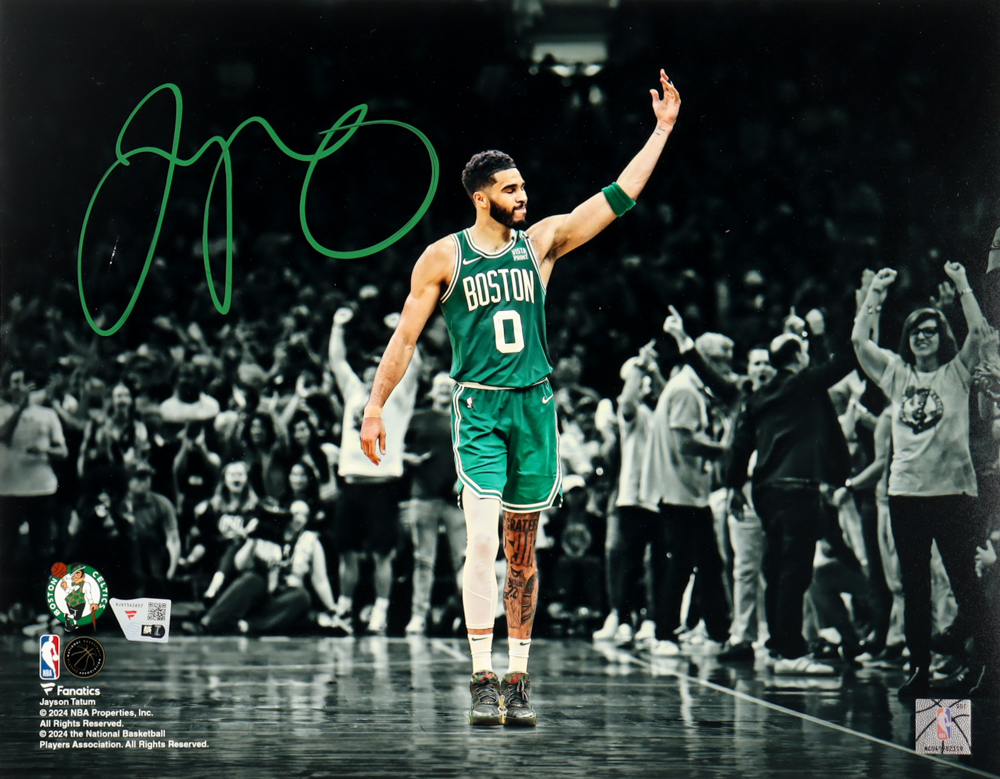 Jayson Tatum Signed Celtics 11x14 Photo (Fanatics) | Pristine Auction