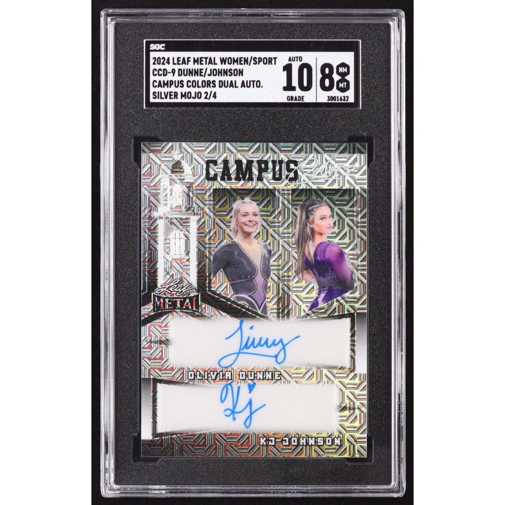 Olivia Dunne / KJ Johnson 2024 Leaf Metal Women of Sport Campus Colors ...