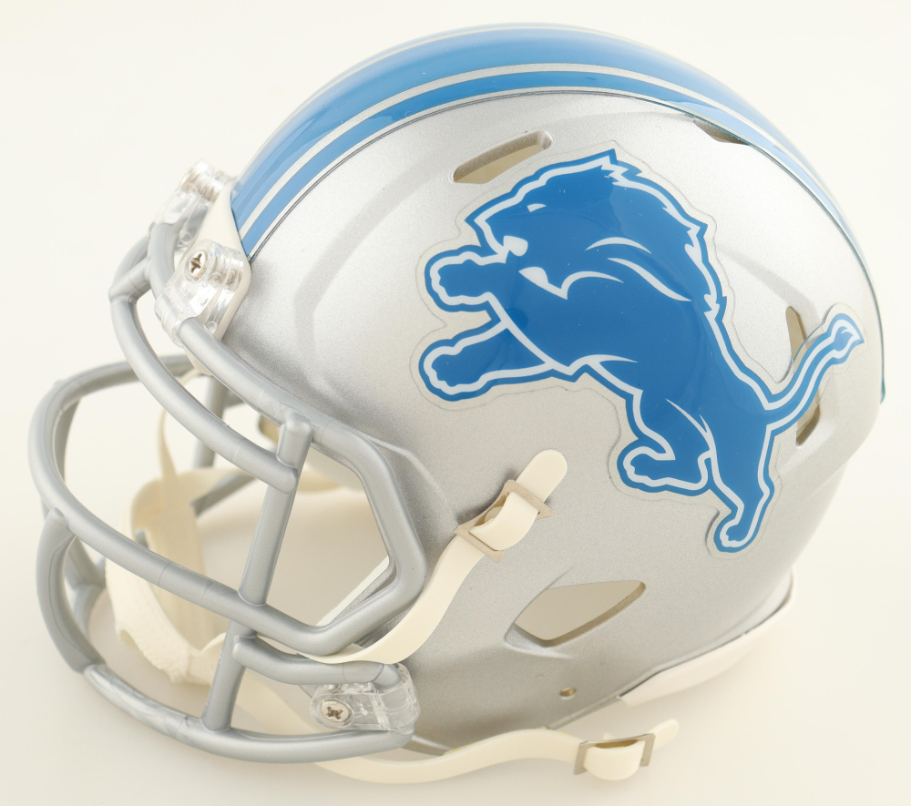 Malcolm Rodriguez Signed Lions Speed Mini Helmet (Beckett) | Pristine ...