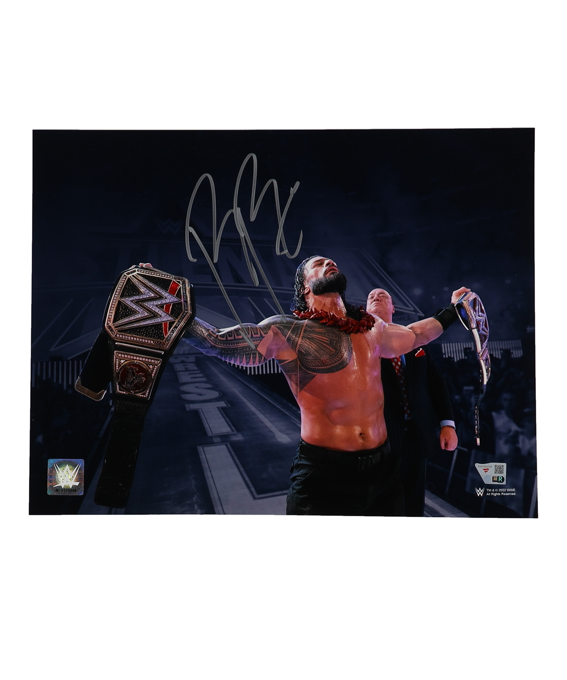 Roman Reigns Signed WWE 11x14 Photo (Fanatics) | Pristine Auction