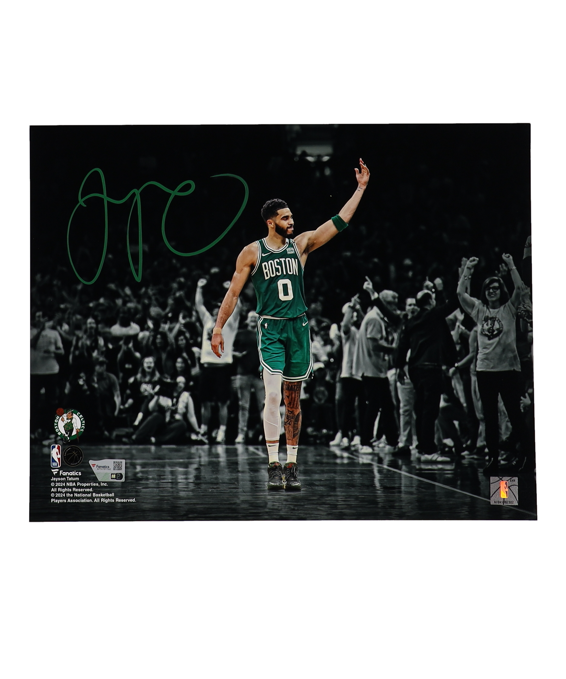 Jayson Tatum Signed Celtics 11x14 Photo (Fanatics) | Pristine Auction