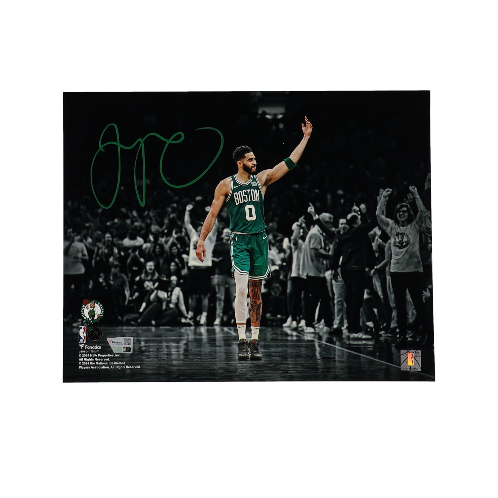 Jayson Tatum Signed Celtics 11x14 Photo (Fanatics) | Pristine Auction