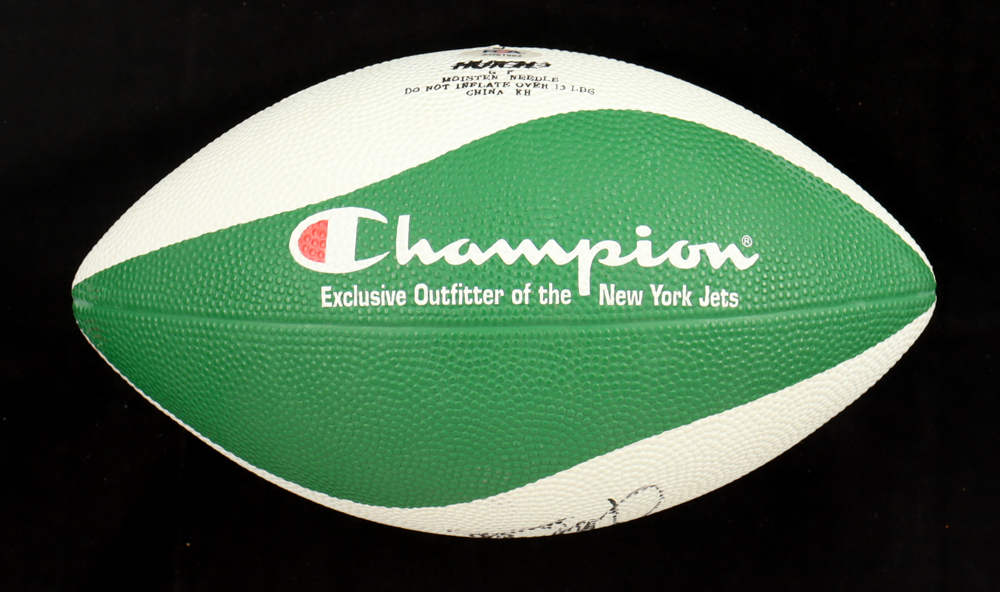 Johnny Mitchell Signed Jets MIni Football (PSA) | Pristine Auction
