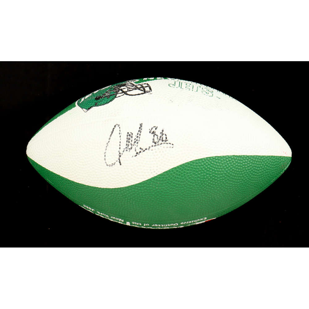 Johnny Mitchell Signed Jets MIni Football (PSA) | Pristine Auction