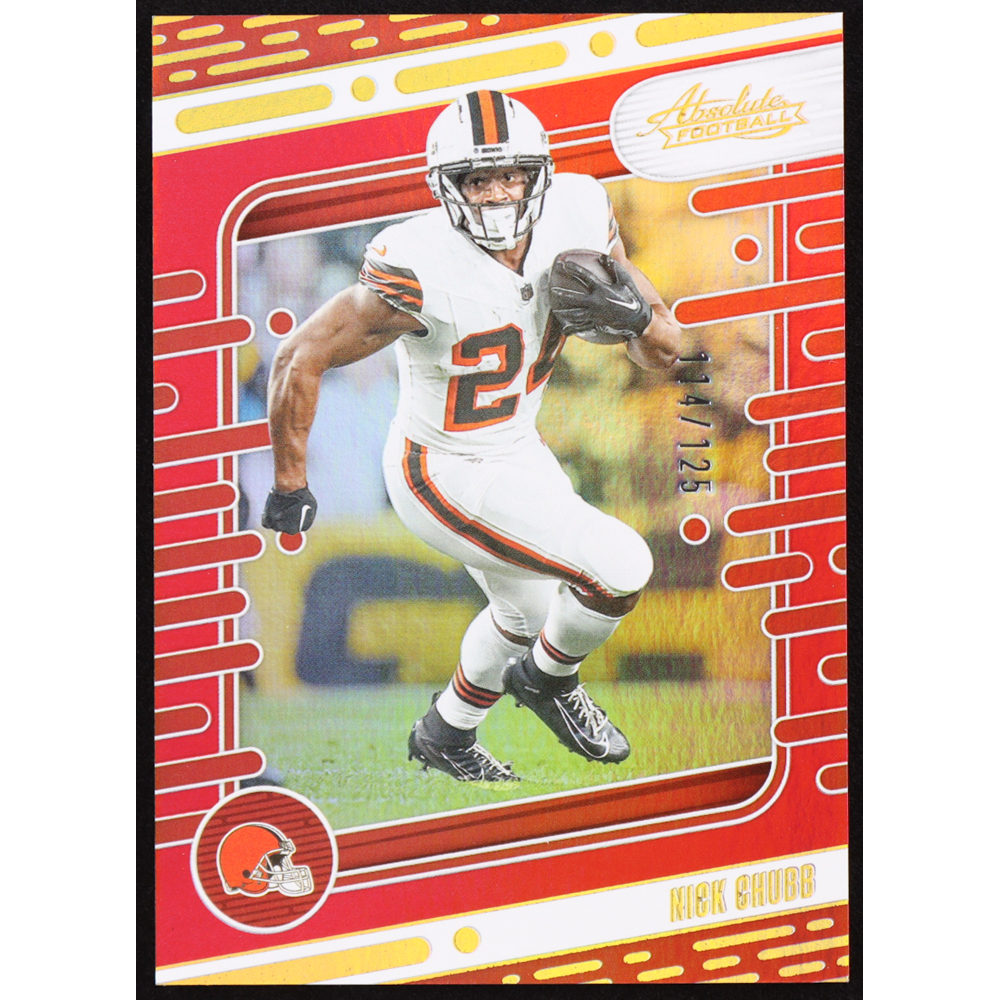 Nick Chubb 2024 Absolute Spectrum Red #23 #114/125 | Pristine Auction