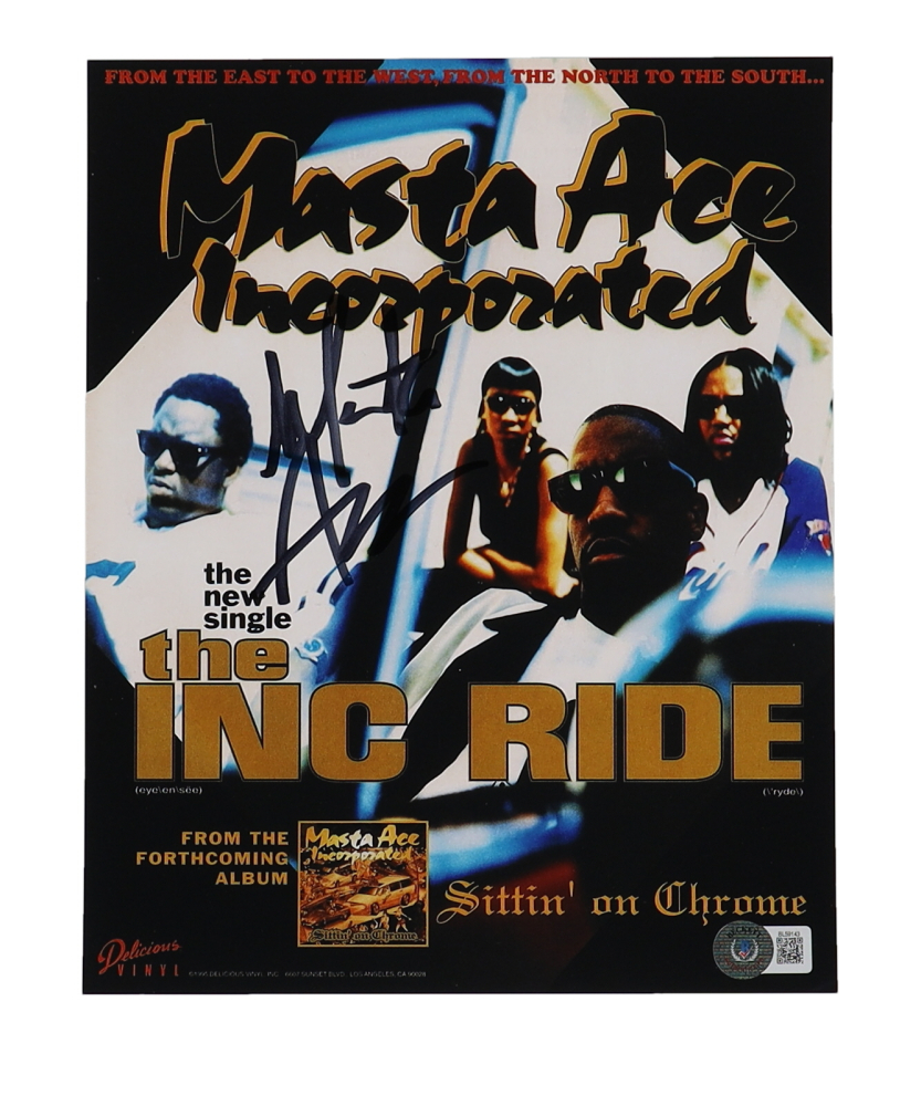Masta Ace Signed 8x10 Photo (Beckett) | Pristine Auction