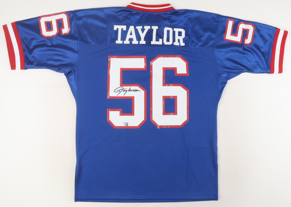 Lawrence Taylor Signed Giants Jersey With Super Bowl XXV Patch ...