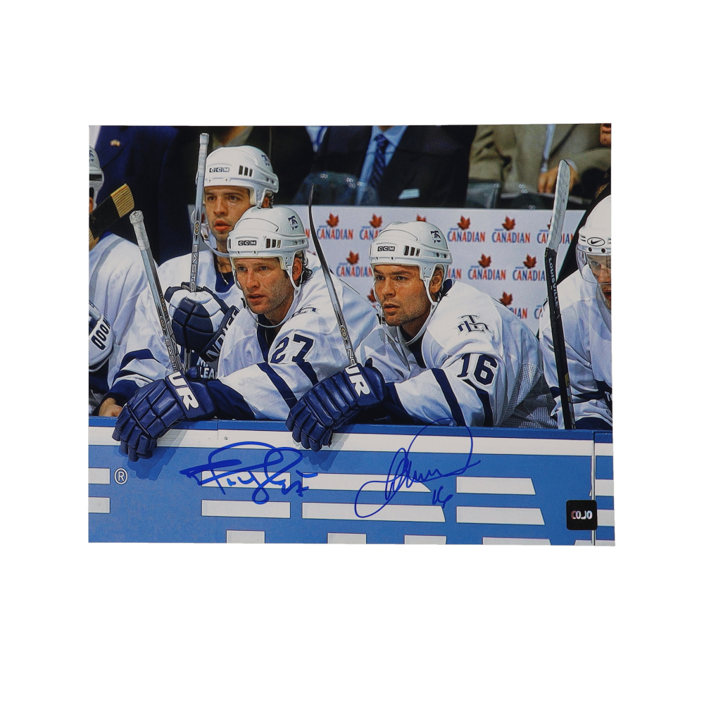 Shayne Corson & Darcy Tucker Signed Maple Leafs 8x10 Photo (COJO ...