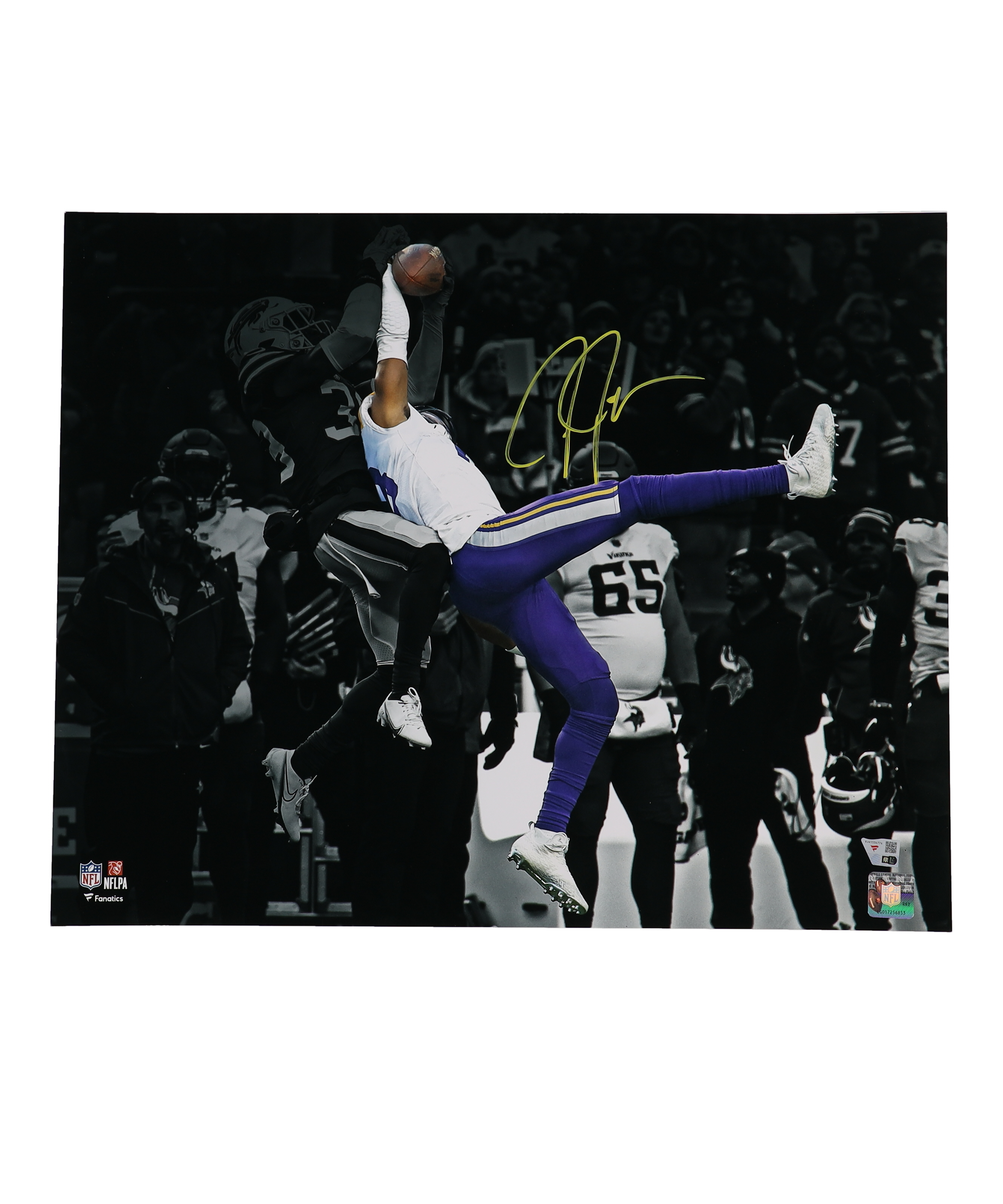 Justin Jefferson Signed Vikings 16x20 Photo (Fanatics) | Pristine Auction