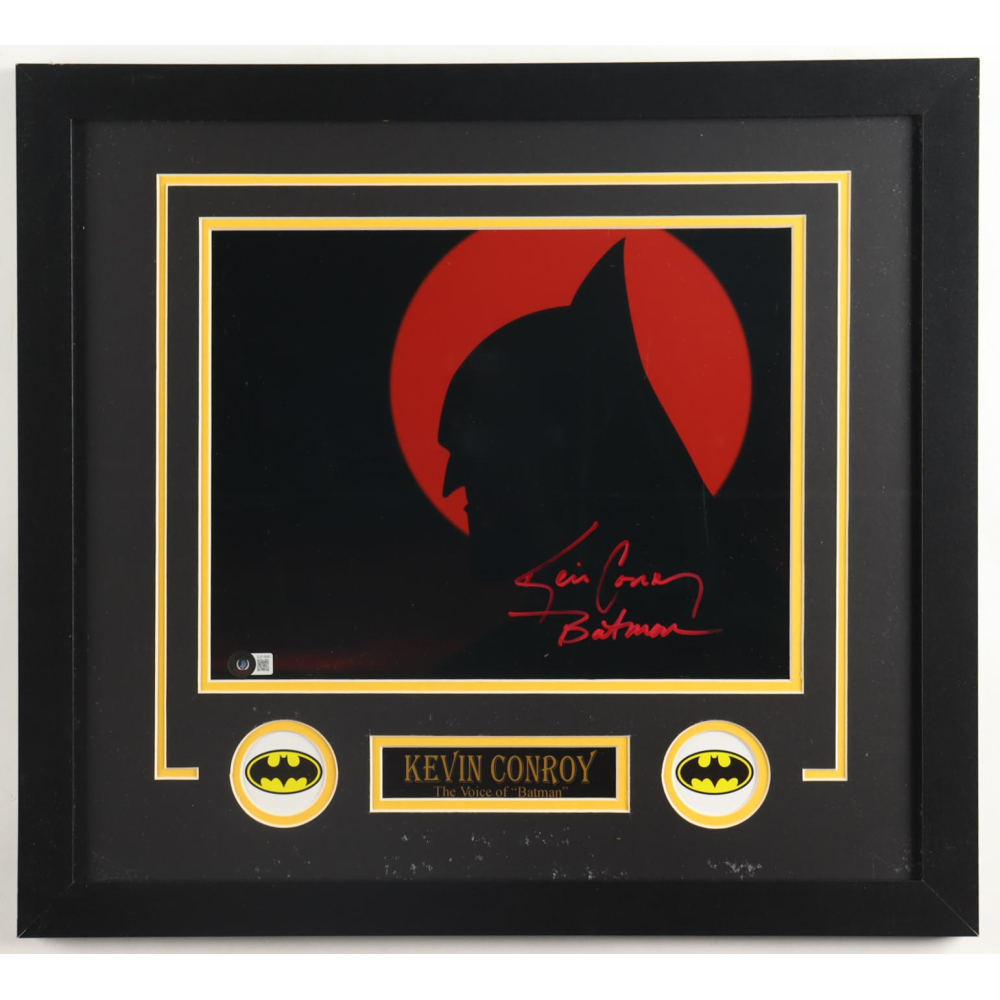 Kevin Conroy Signed "Batman" Custom Framed Photo Display Inscribed ...