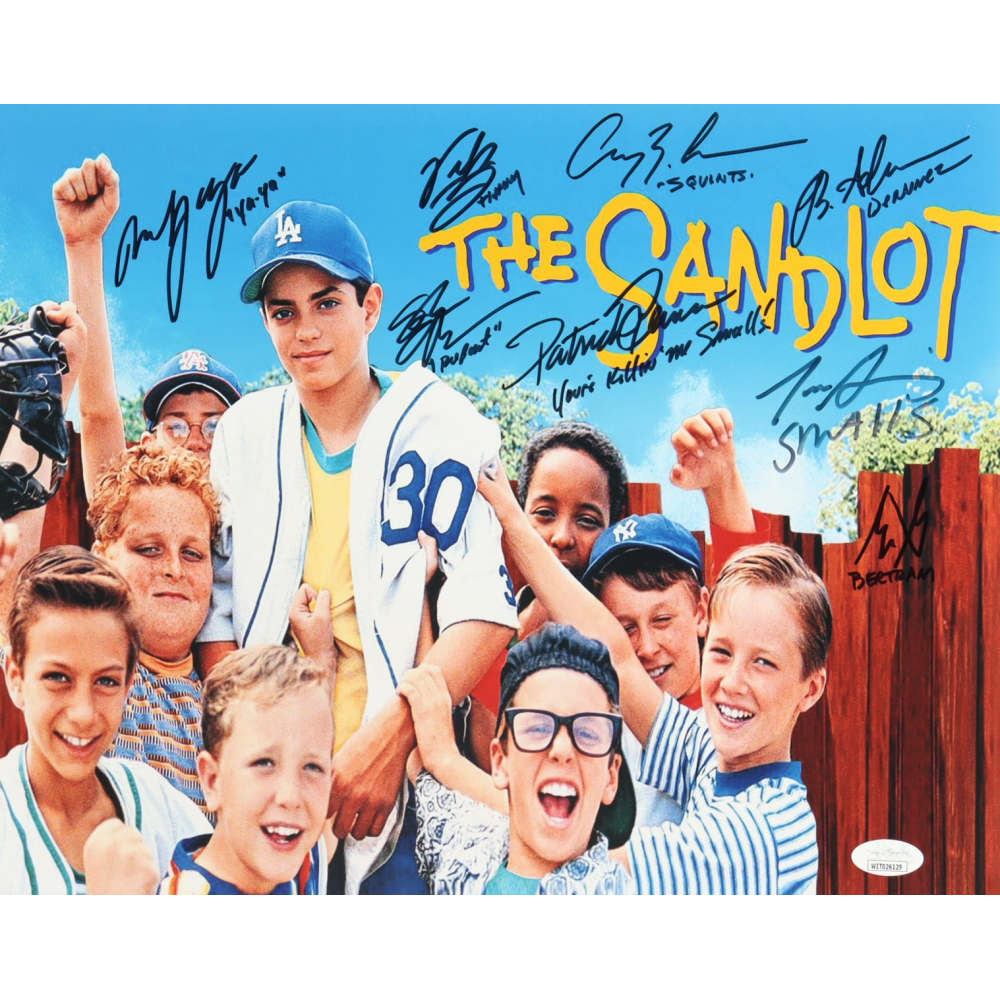 "The Sandlot" 11x14 Photo Cast-Signed by (8) with Patrick Renna, Marty ...