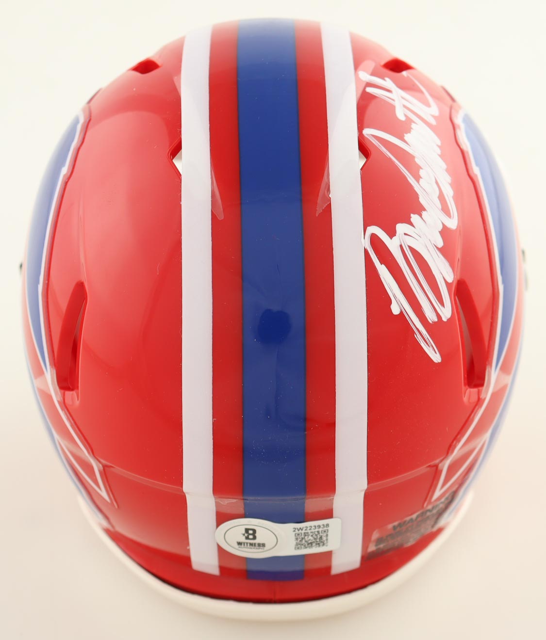 Bruce Smith Signed Bills Speed Mini Helmet (Beckett) | Pristine Auction