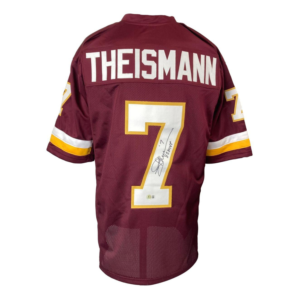 Joe Theismann Signed Jersey Inscribed "83 MVP" (Beckett) | Pristine Auction