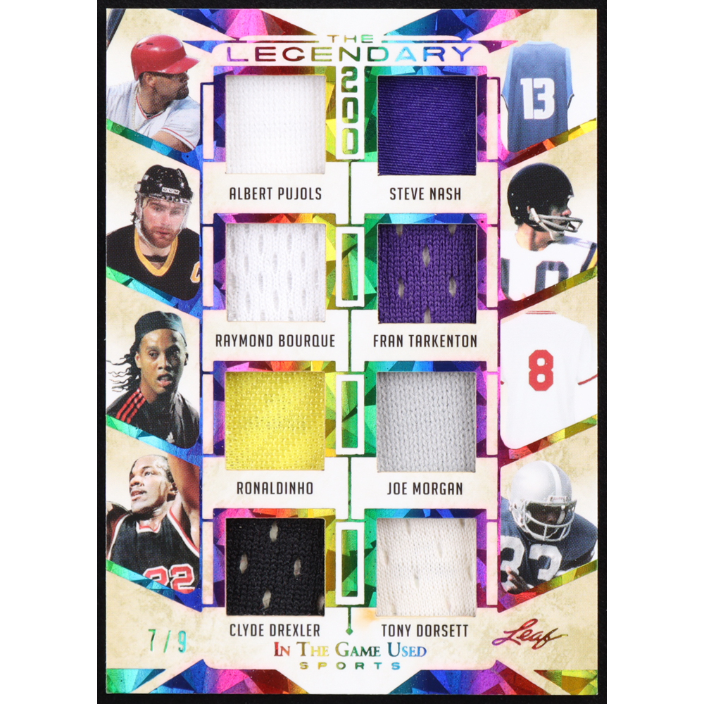 2022 ITG Used Sports The Legendary 200 Memorabilia Rainbow Cracked Ice ...