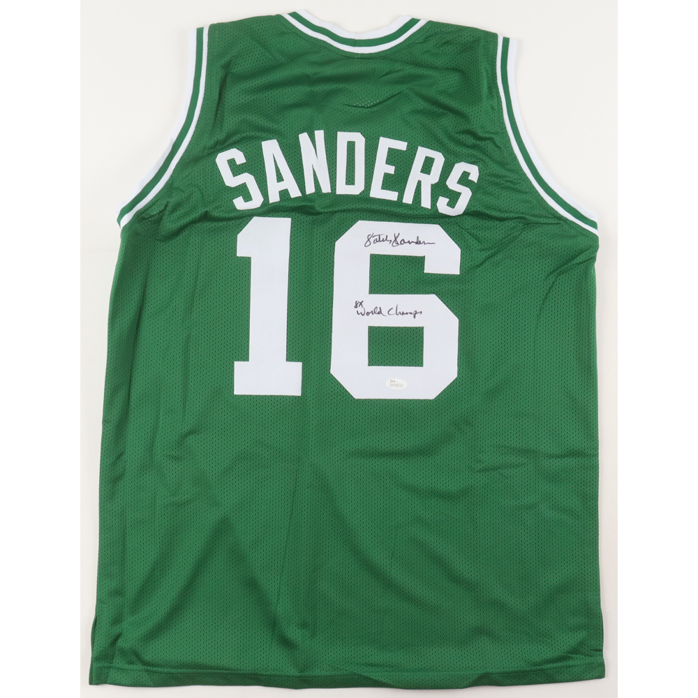 Tom "Satch" Sanders Signed Jersey Inscribed "8x World Champ" (JSA ...