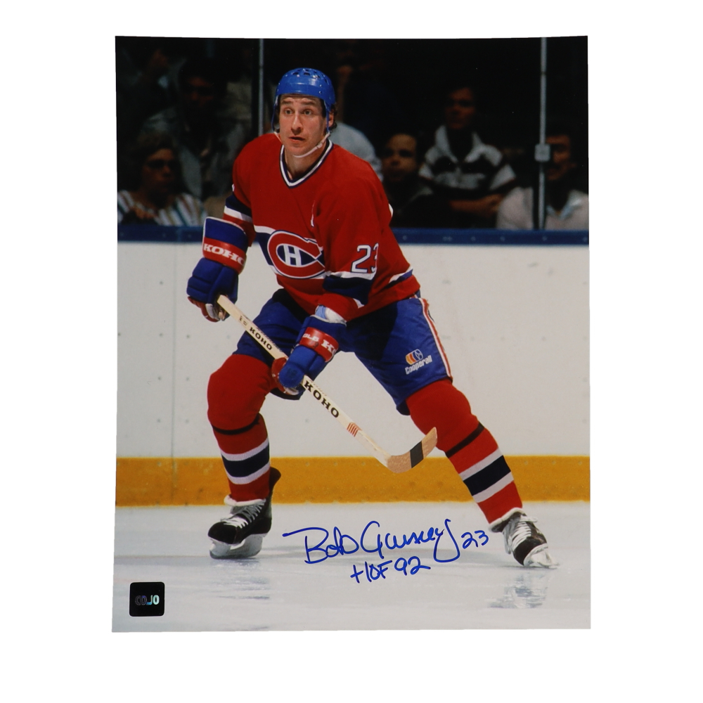 Bob Gainey Signed Canadiens 8x10 Photo Inscribed "HOF 92" (COJO ...