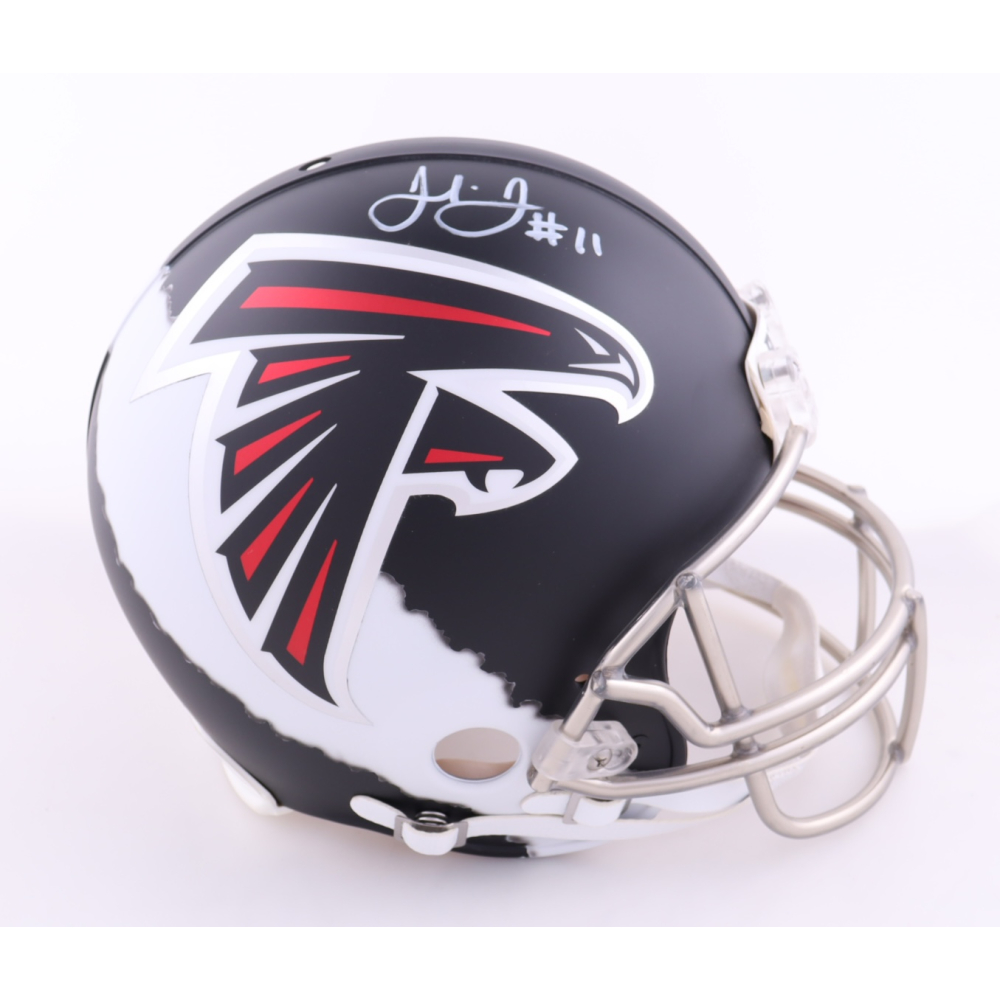 Julio Jones Signed Falcons Full-Size Authentic On-Field Helmet (Beckett ...