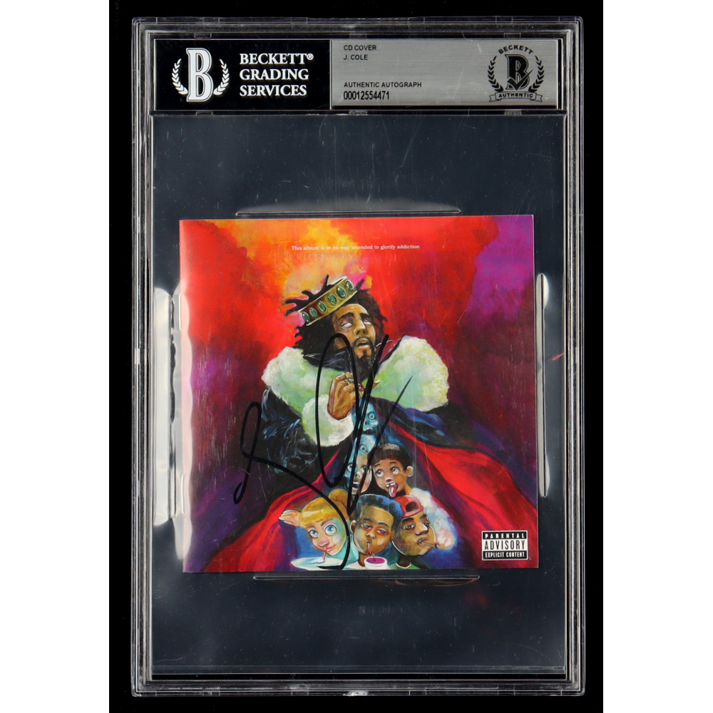 J. Cole Signed "KOD" CD Album Cover (BGS) | Pristine Auction