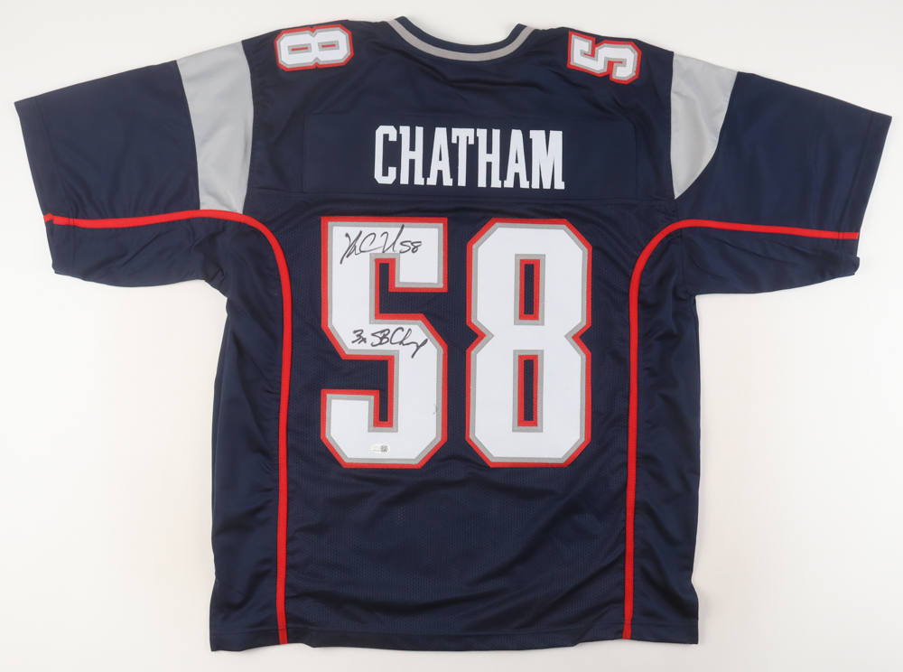 Matt Chatham Signed Jersey Inscribed "3x SB Champ" (JSA) | Pristine Auction