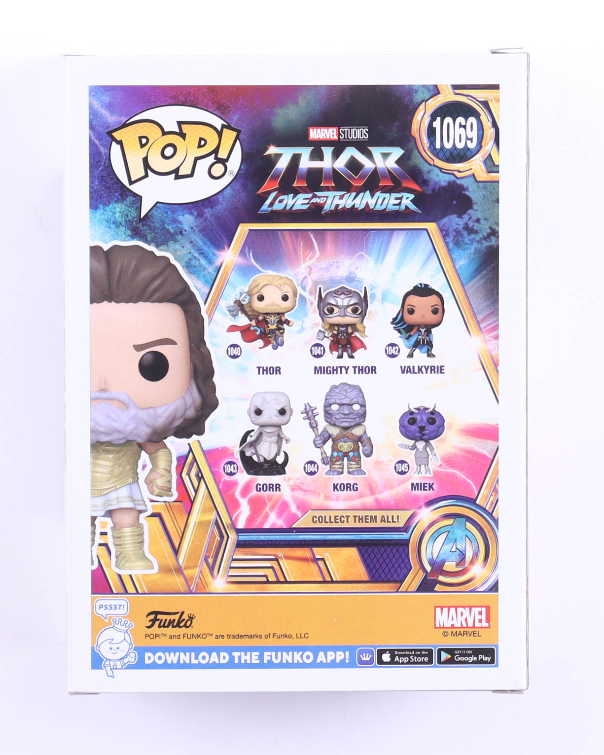 Russell Crowe Signed "Thor: Love And Thunder" #1069 Zeus Funko Pop ...