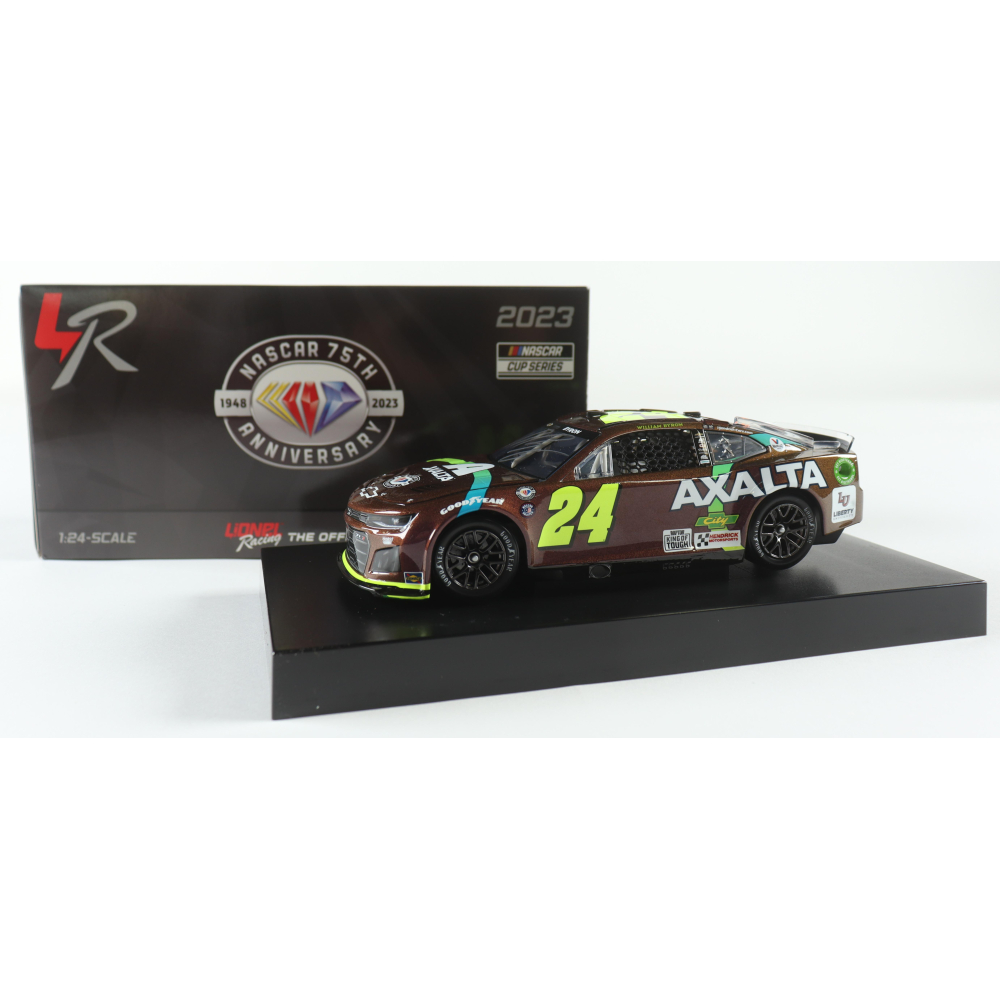 William Byron Signed 2023 #24 Axalta Throwback 1:24 Diecast Car (PA ...