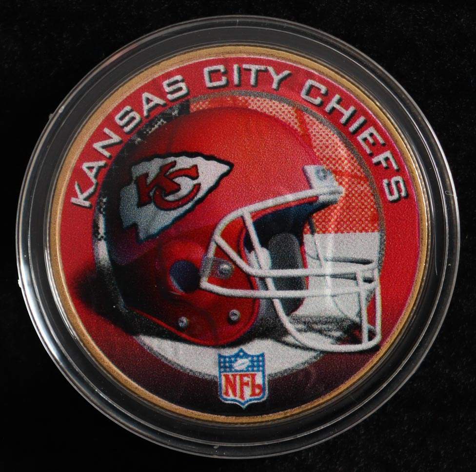 Chiefs NFL Colorized 24kt Gold Plated US Eisenhower Dollar | Pristine ...