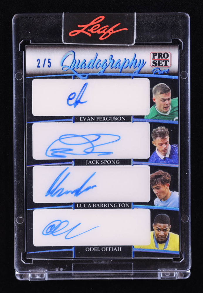 Evan Ferguson / Jack Spong / Luca Barrington / Odel Offiah 2023 Leaf ...