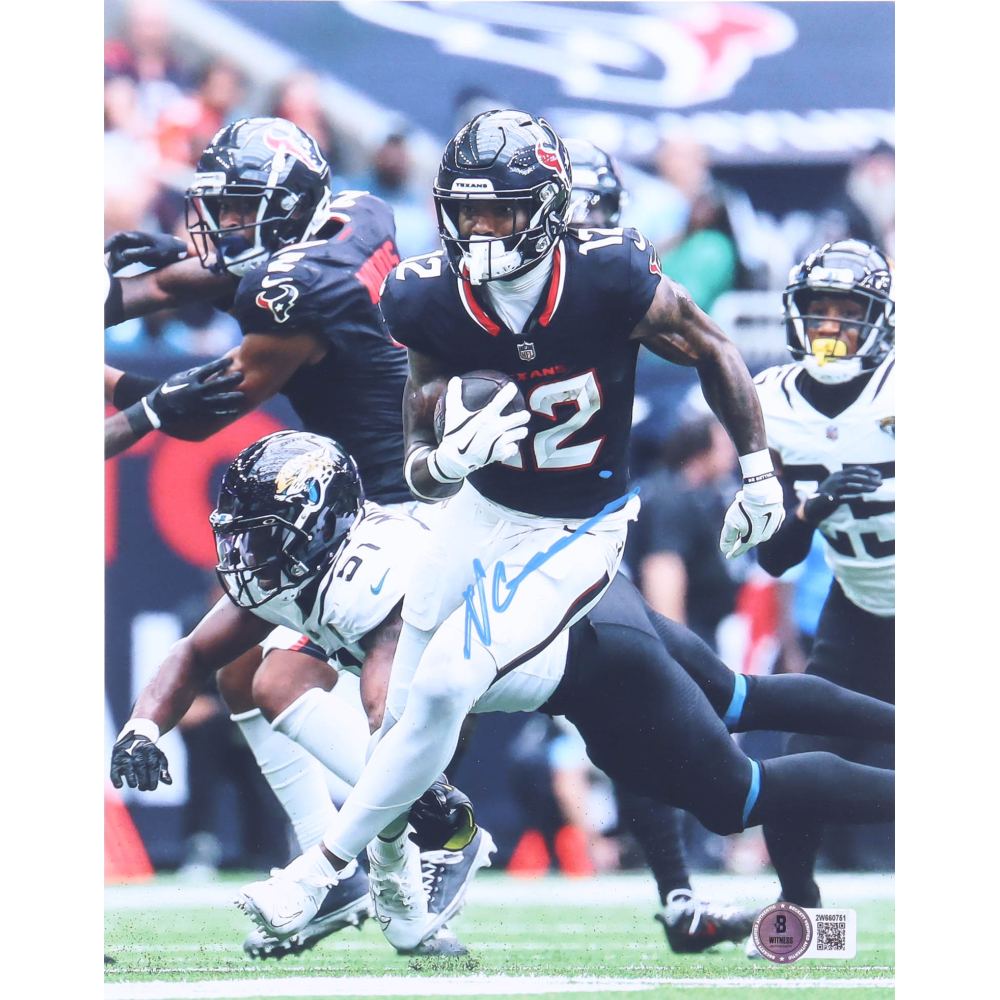 Nico Collins Signed Texans 8x10 Photo (Beckett) | Pristine Auction