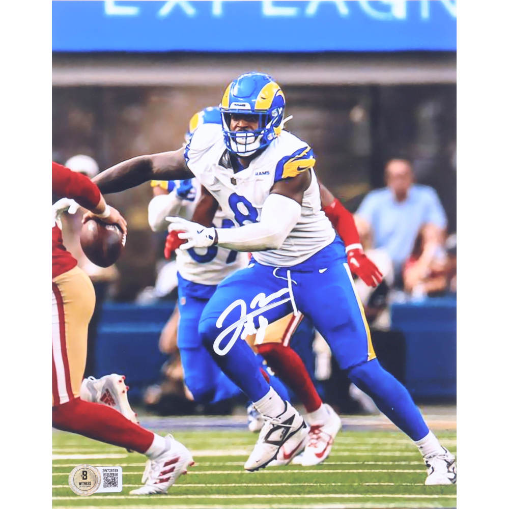 Jared Verse Signed Rams 8x10 Photo (Beckett) | Pristine Auction