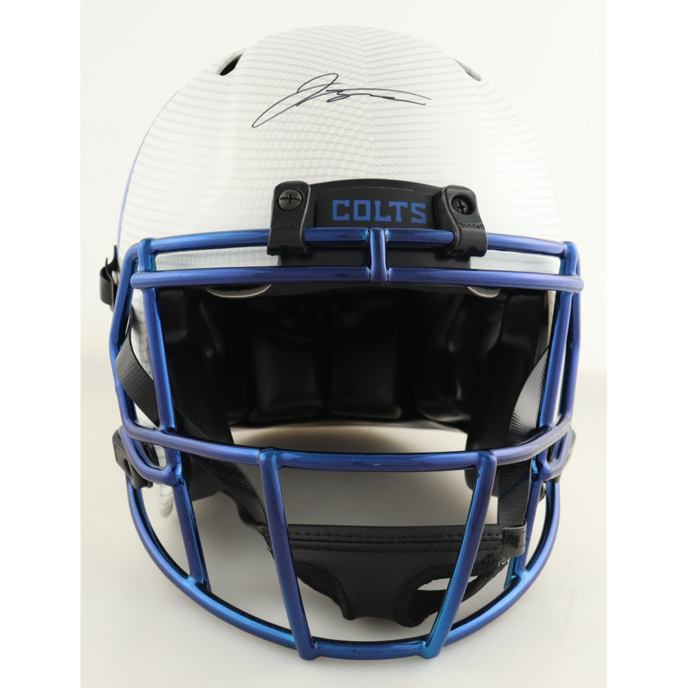 Jonathan Taylor Signed Colts Full-Size Authentic On-Field Hydro-Dipped ...