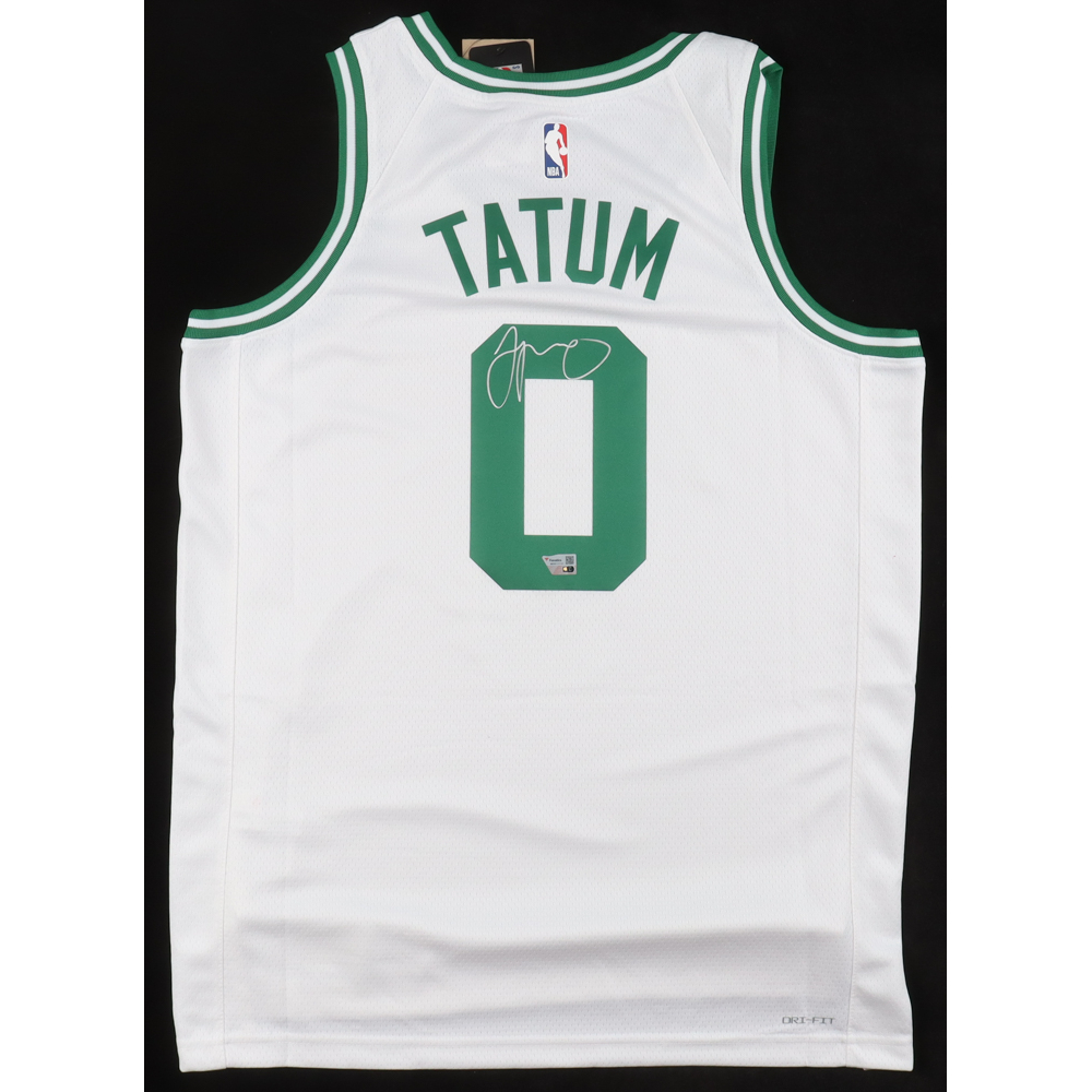 Jayson Tatum Signed Celtics Jersey (Fanatics) | Pristine Auction