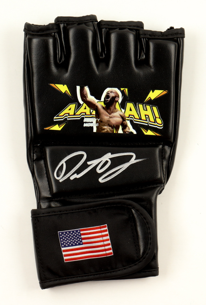 Demetrious "Mighty Mouse" Johnson Signed MMA Custom USA Glove (Beckett ...