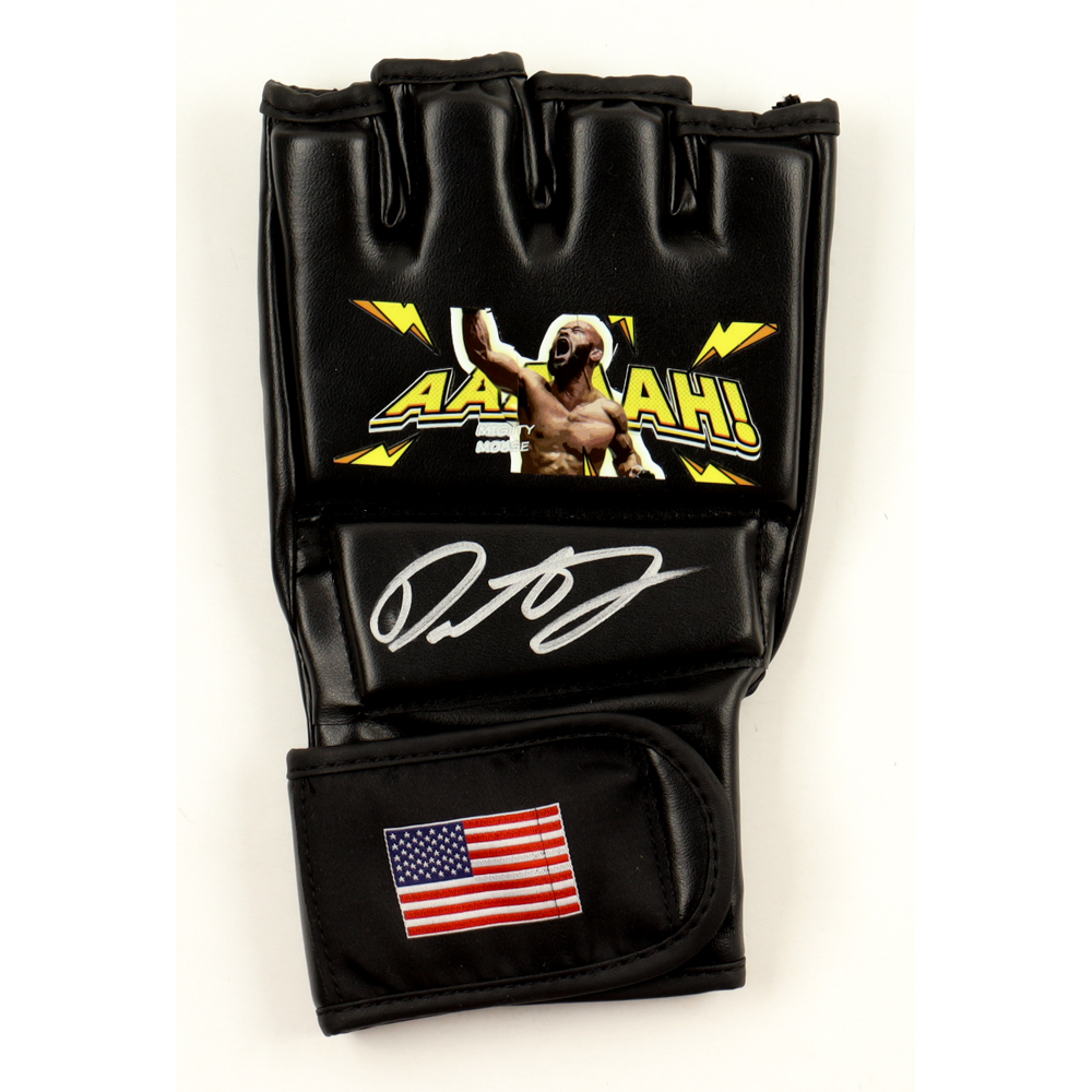 Demetrious "Mighty Mouse" Johnson Signed MMA Custom USA Glove (Beckett ...