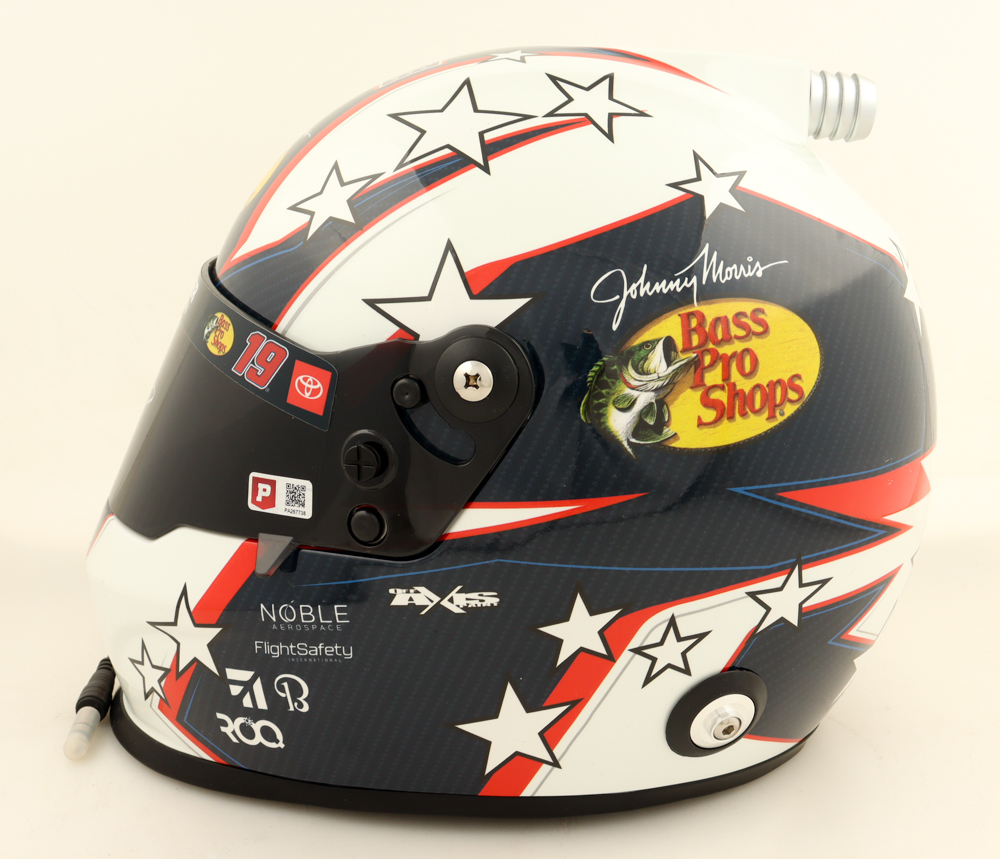 Martin Truex Jr. Signed NASCAR Bass Pro Shops Full-Size Helmet (PA ...