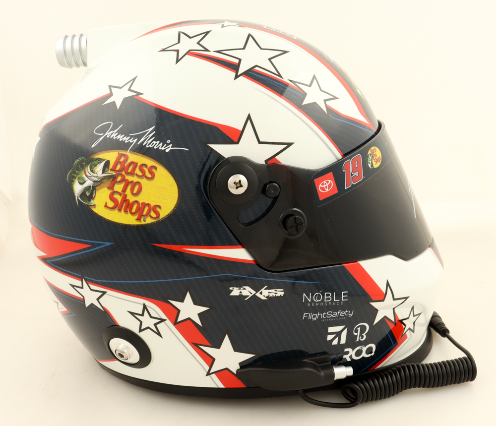 Martin Truex Jr. Signed NASCAR Bass Pro Shops Full-Size Helmet (PA ...