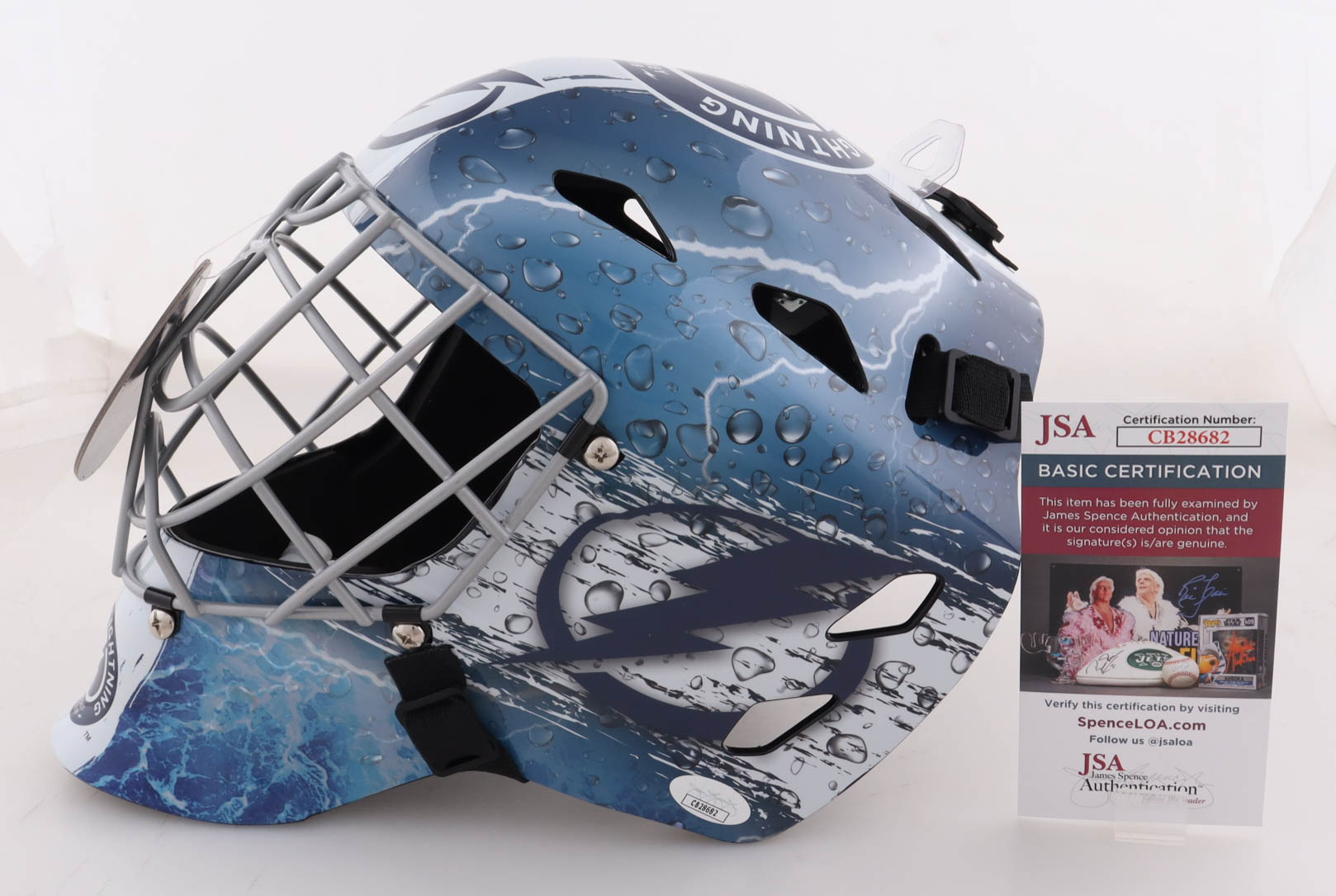 Andrei Vasilevskiy Signed Lightning Full-Size Goalie Mask (JSA ...