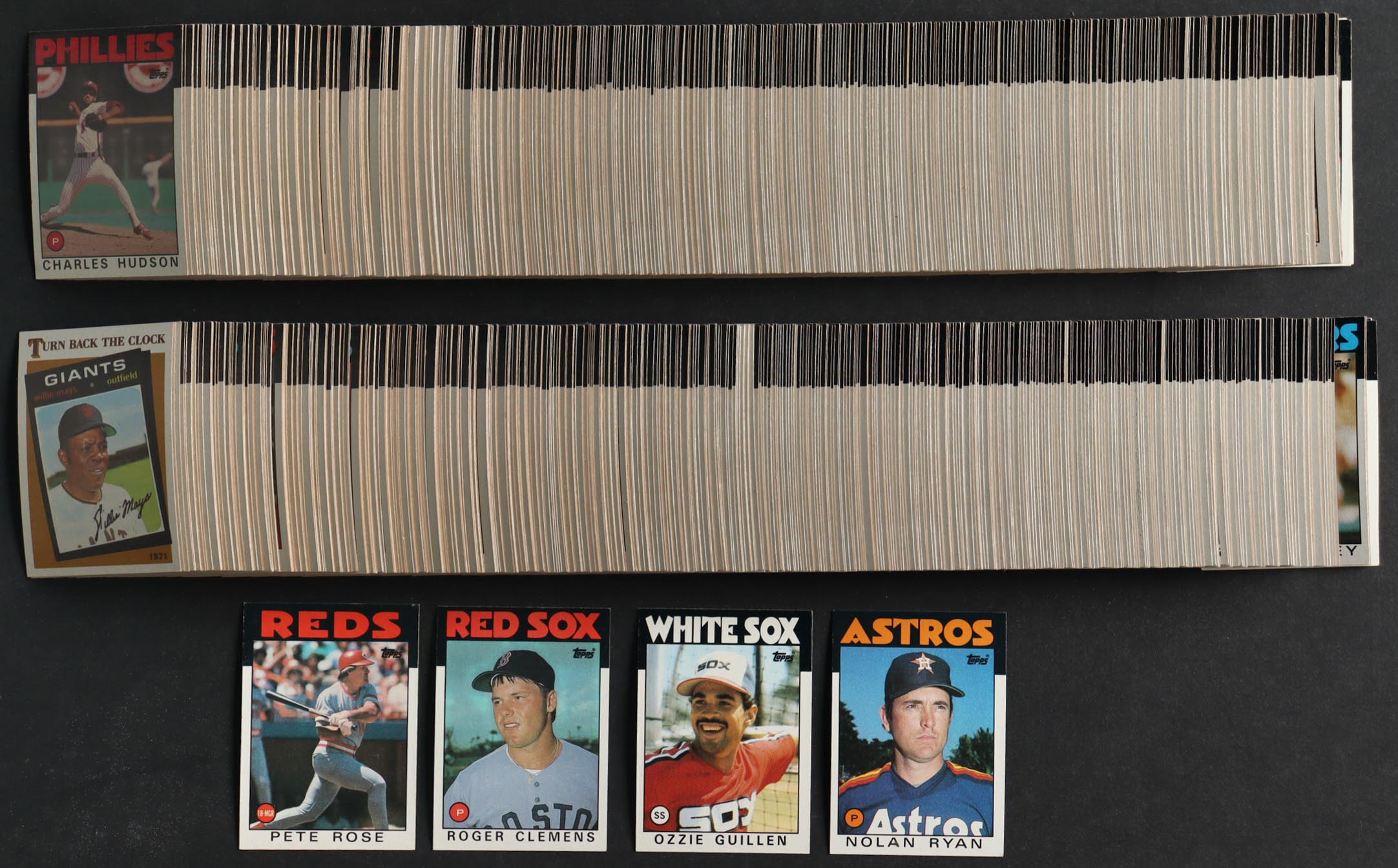1986 Topps Complete Set of (792) Baseball Cards with Nolan Ryan #100 ...
