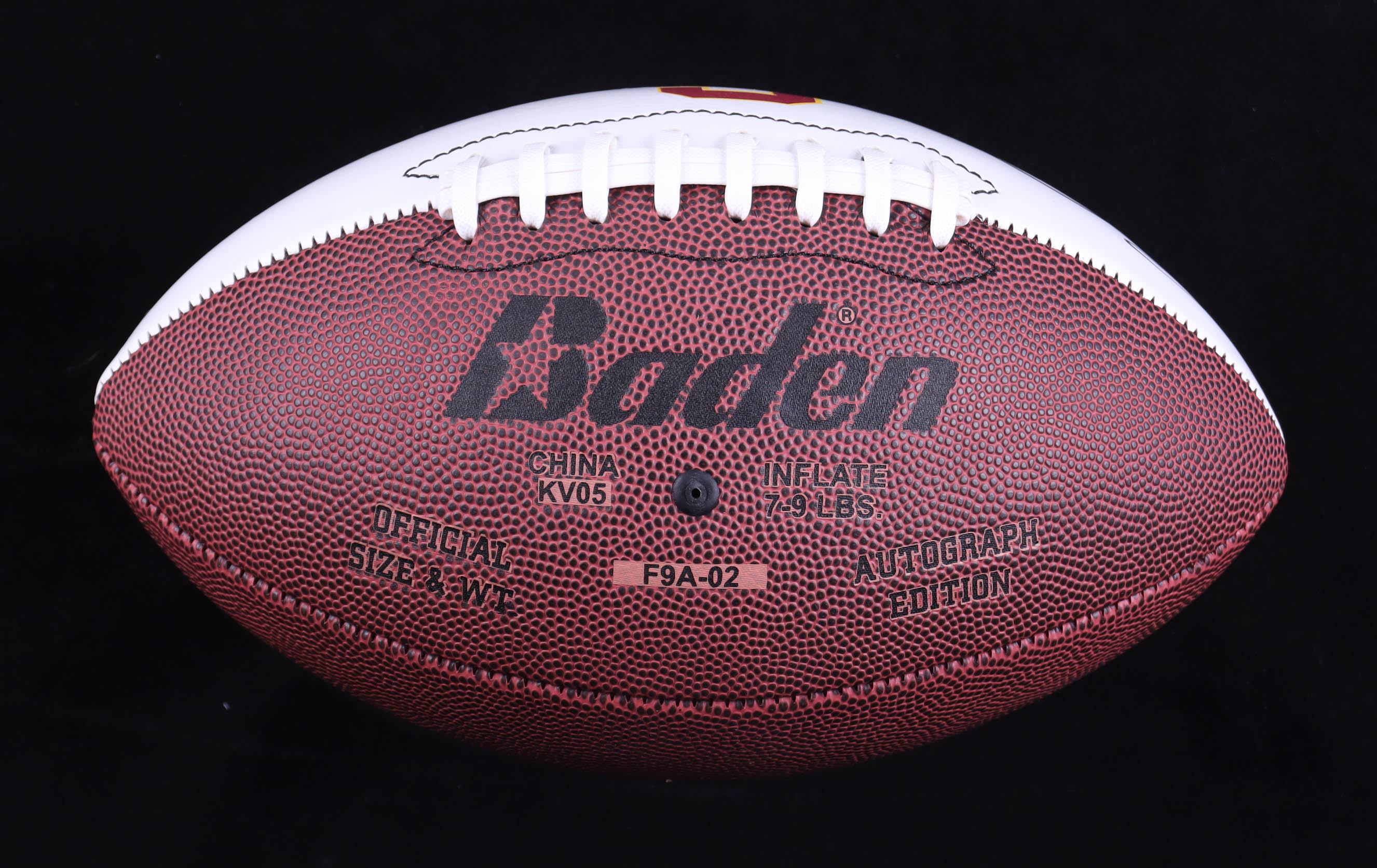 Sam Darnold Signed USC Trojans Logo Football Inscribed "Fight On ...