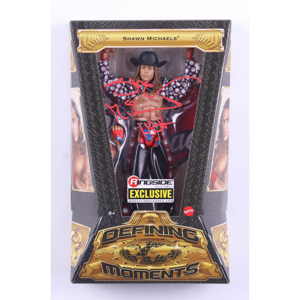 Shawn Michaels Signed WWE Mattel Elite Defining Moments Action Figure ...