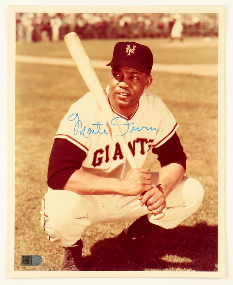 Monte Irvin Signed Giants 8x10 Photo (AIV) | Pristine Auction