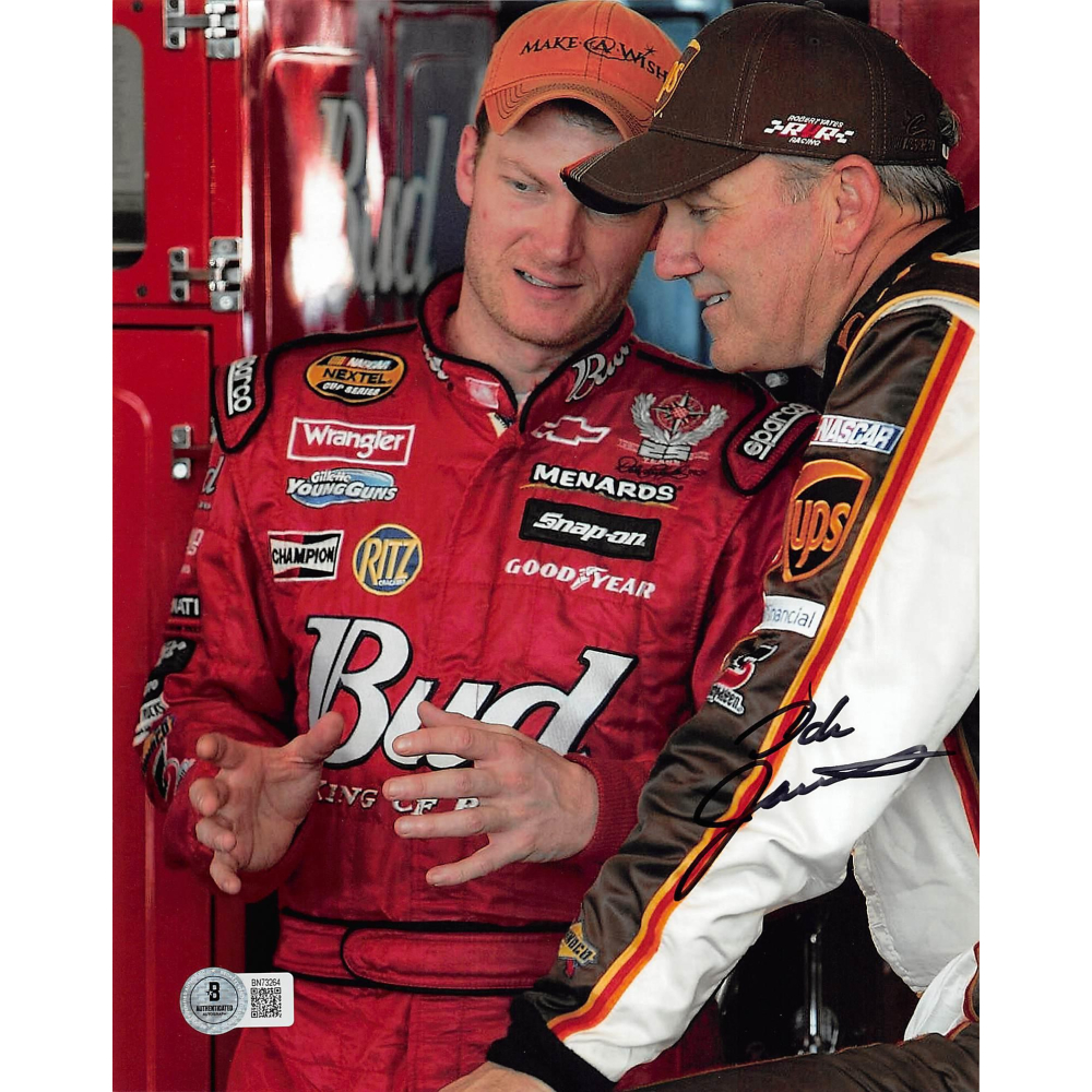 Dale Jarrett Signed NASCAR 8x10 Photo (Beckett) | Pristine Auction