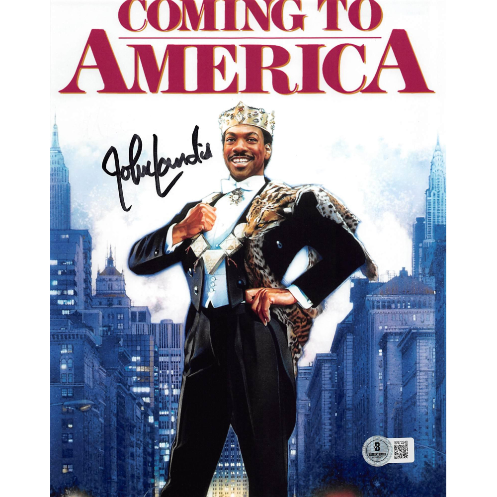 John Landis Signed "Coming to America" 8x10 Photo (Beckett) | Pristine ...