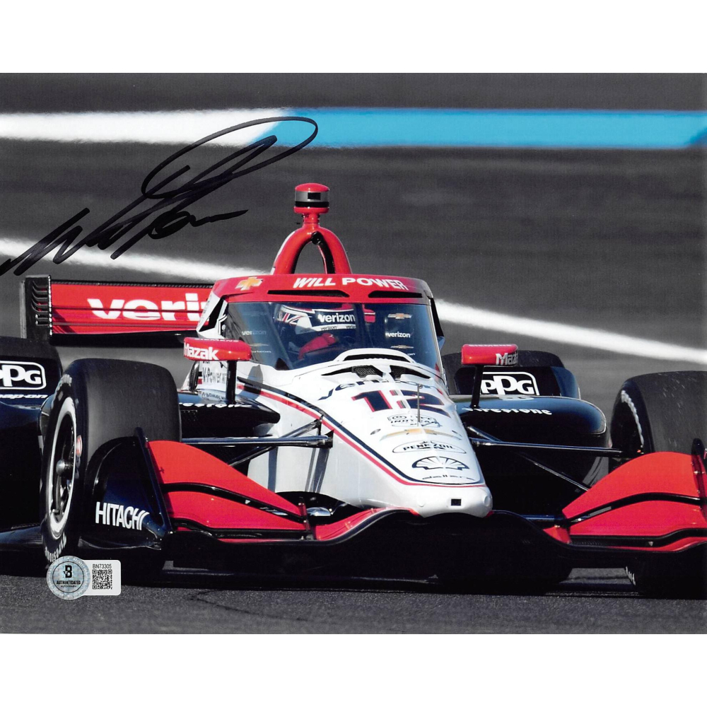Will Power Signed 8x10 Photo (Beckett) | Pristine Auction