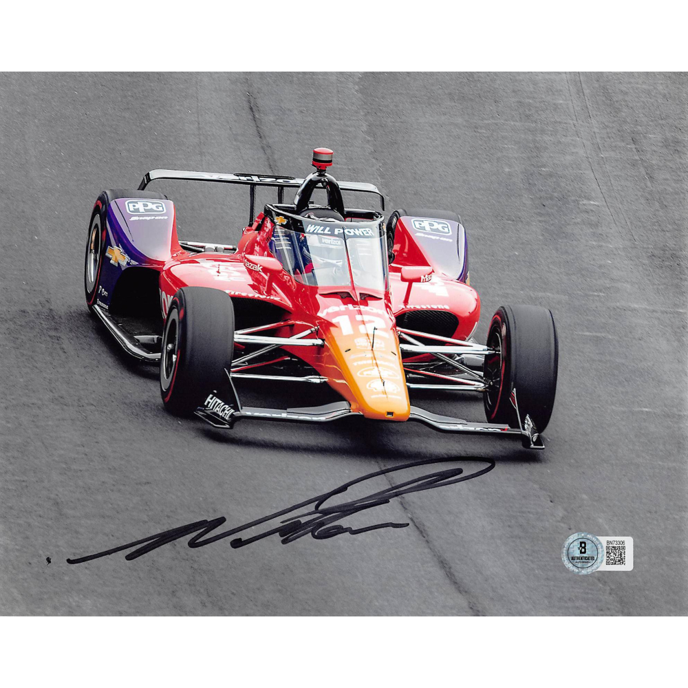 Will Power Signed 8x10 Photo (Beckett) | Pristine Auction