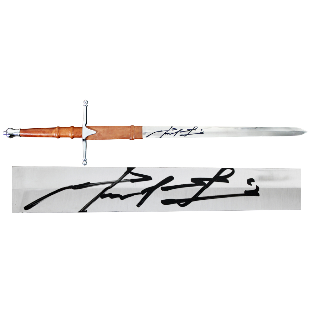 Mel Gibson Signed "Braveheart" Full-Size Prop Replica Steel Sword with ...