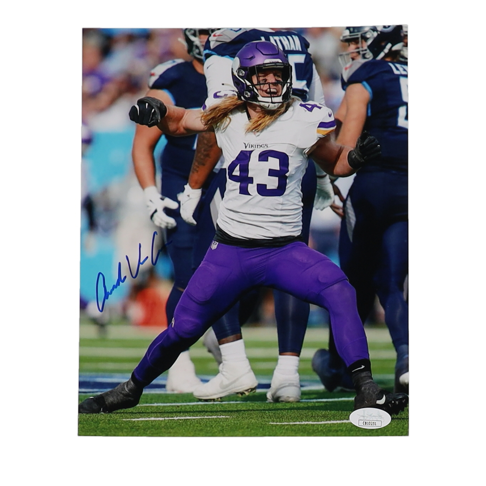 Andrew Van Ginkel Signed Vikings 8x10 Photo (JSA) | Pristine Auction
