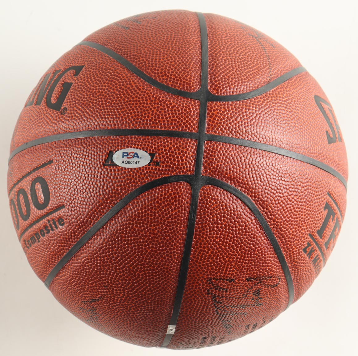 2003 USA Men's Olympic Basketball With Display Case Team-Signed By (16 ...