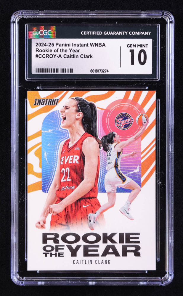 Caitlin Clark 2024 Panini Instant WNBA Caitlin Clark Rookie of the Year ...