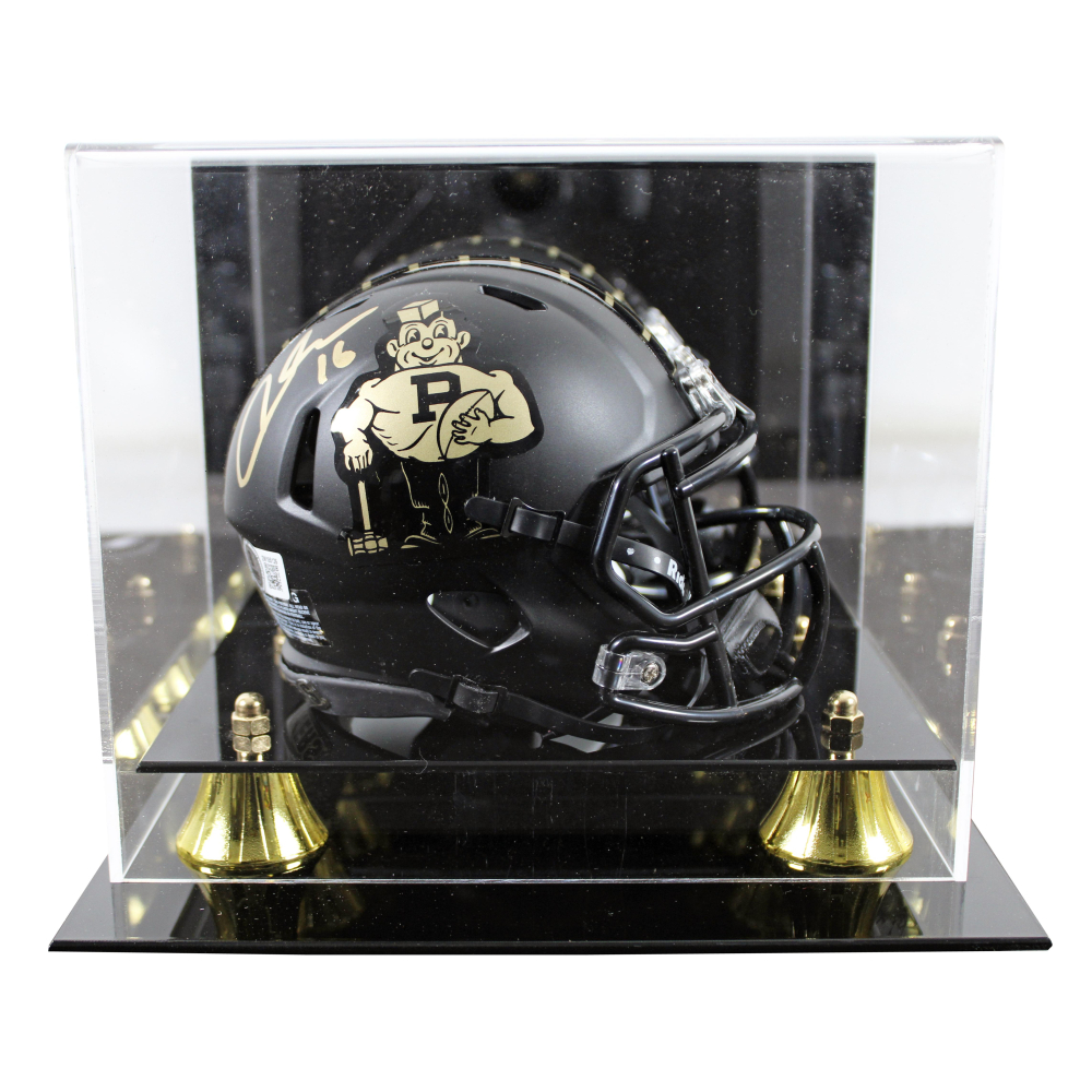 Aidan O'Connell Signed Purdue Boilermakers Speed Mini Helmet with ...